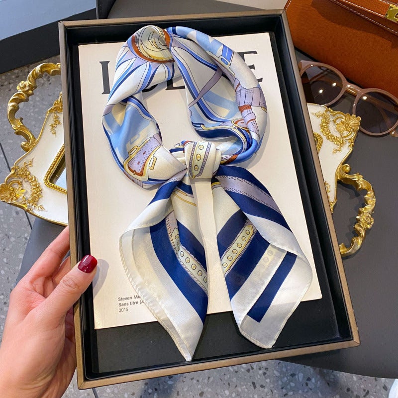 Generic 70cm Imitation Silk Square Scarf Fashion All-match Silk Scarf ...