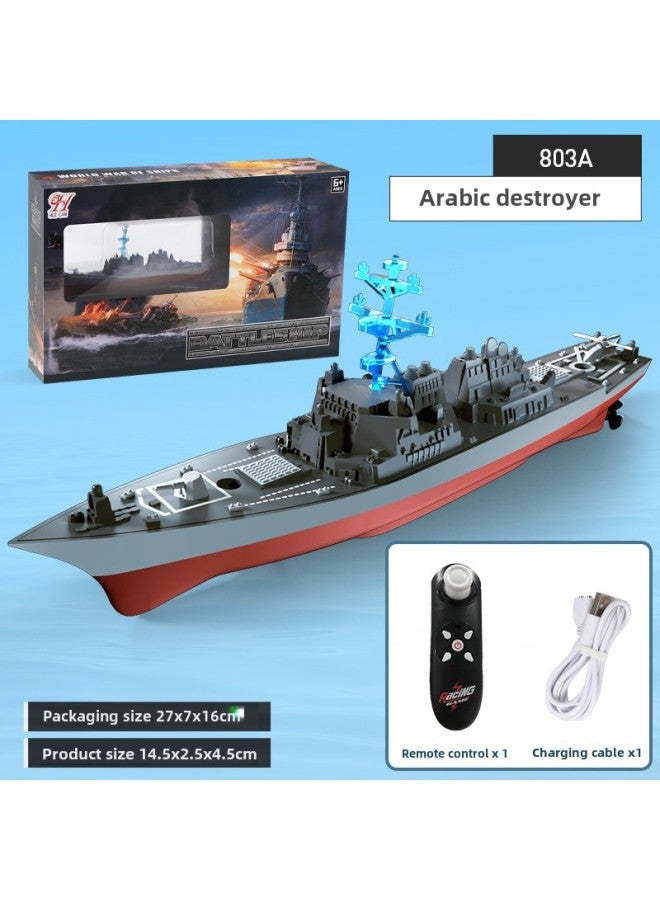 Generic Children's Destroyer Remote Control Boat Speedboat Water Ship ...