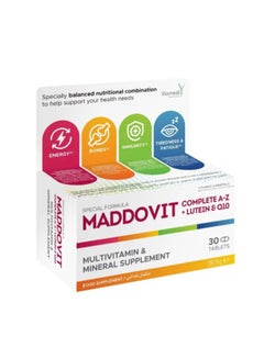 Viamedi 30 Tablets Maddovit Complete A-Z With Lutein & Q-10 | Best ...