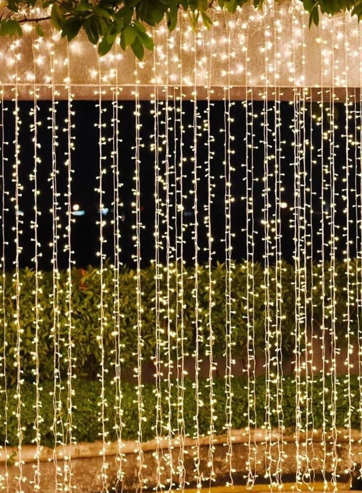 NAGAFA SHOP 3 Meters Yellow LED Curtain - Branches, Indoor , LED Light ...