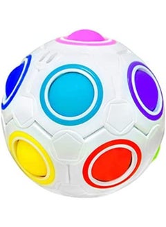 Generic Magic Rainbow Puzzle Fidget Rubric Brain Game Spinning Cube UAE ...