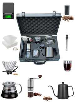 Drop V60 Coffee Set Pour Overhand Drip v60 Coffee bag with 9 Manual ...