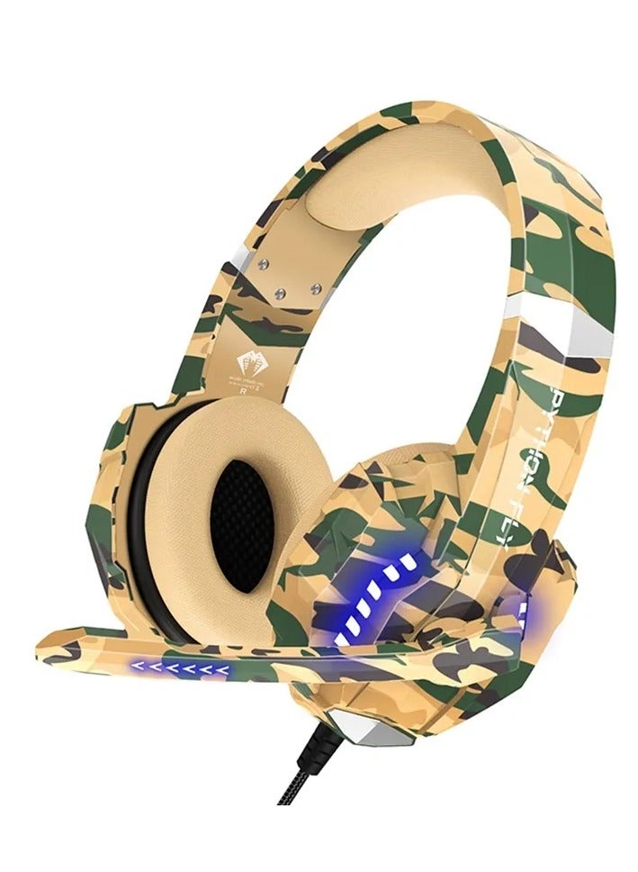 Python Fly G9000 PRO CC Wired Over Ear Gaming Headphones 7.1 Surround Sound Noise Isolating 120 ...