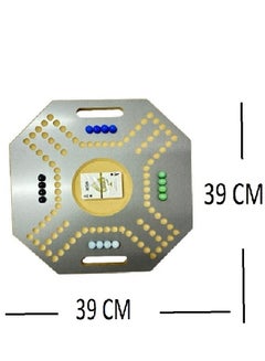 Jackaroo Royal Jackaroo Board And Card Games Set With 16 Marble Stones ...