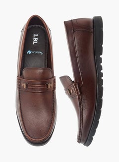 LBL by Shoexpress Men Textured Slip-On Loafers | Best Price UAE | Dubai ...