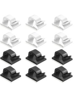 Generic 60 Pcs Adhesive Cable Clips, Plastic Cable Cord Organizers ...