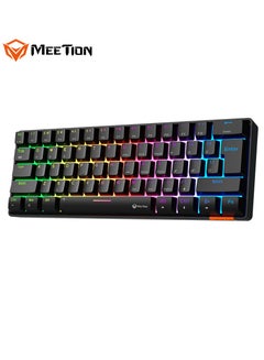 Meetion MEETION Dual Mode Bluetooth 60% Gaming Keyboard MK005BT Full ...