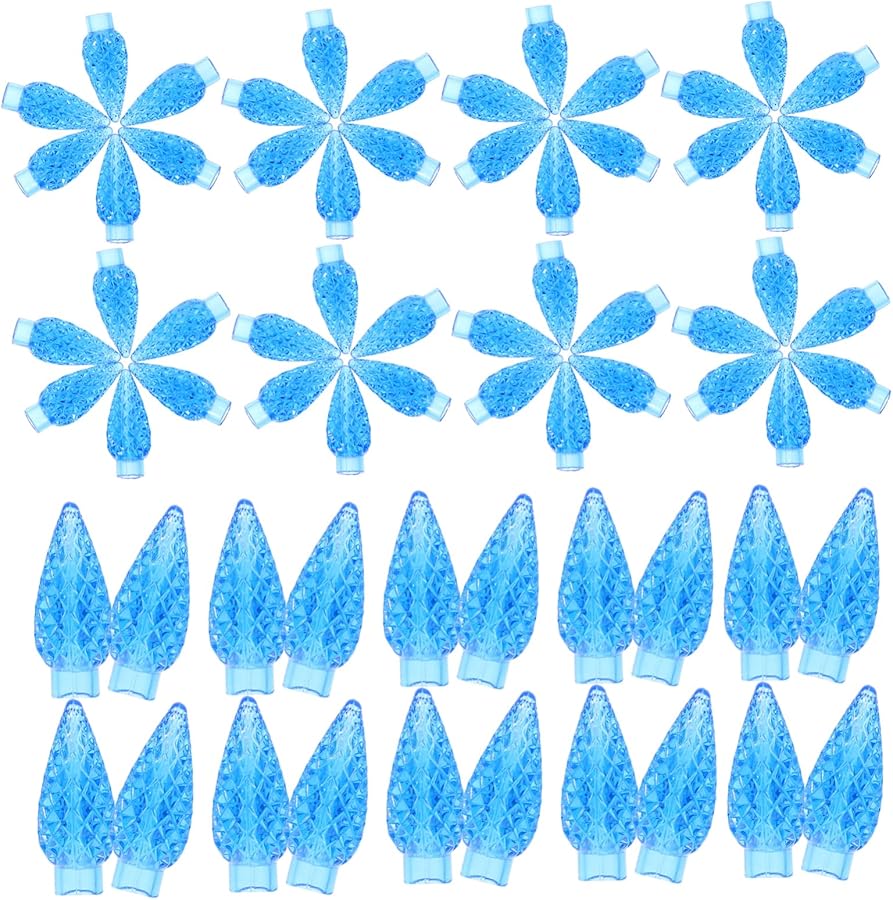 Generic 100Pcs White Plastic Decorative Light Bulb Covers For Indoor ...