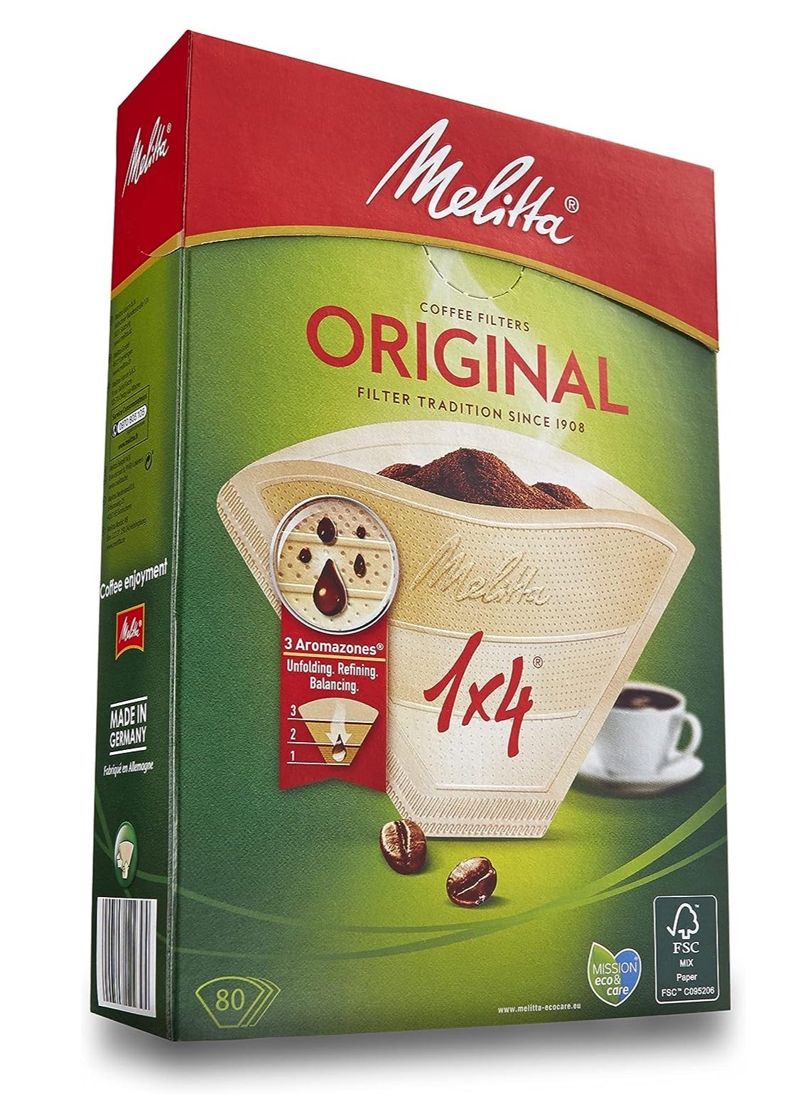 Melitta 80 Original 1 x 4 Coffee Filters Turkish, Espresso v60 Coffee ...