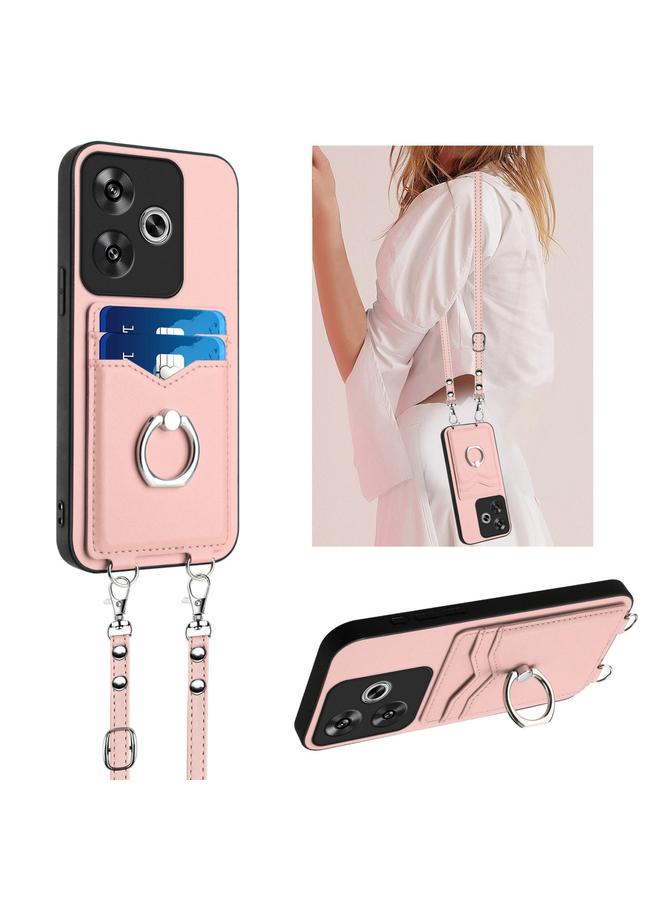 The Bros Case For Xiaomi Redmi Turbo 3 R20 Crossbody Rope Ring Card ...