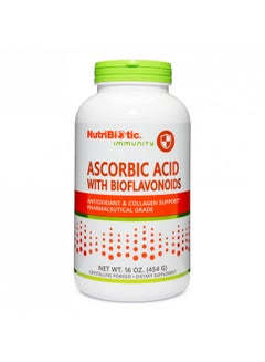 Nutribiotic NutriBiotic - Ascorbic Acid With Bioflavonoids Powder, 16 Oz | Highly Soluble ...