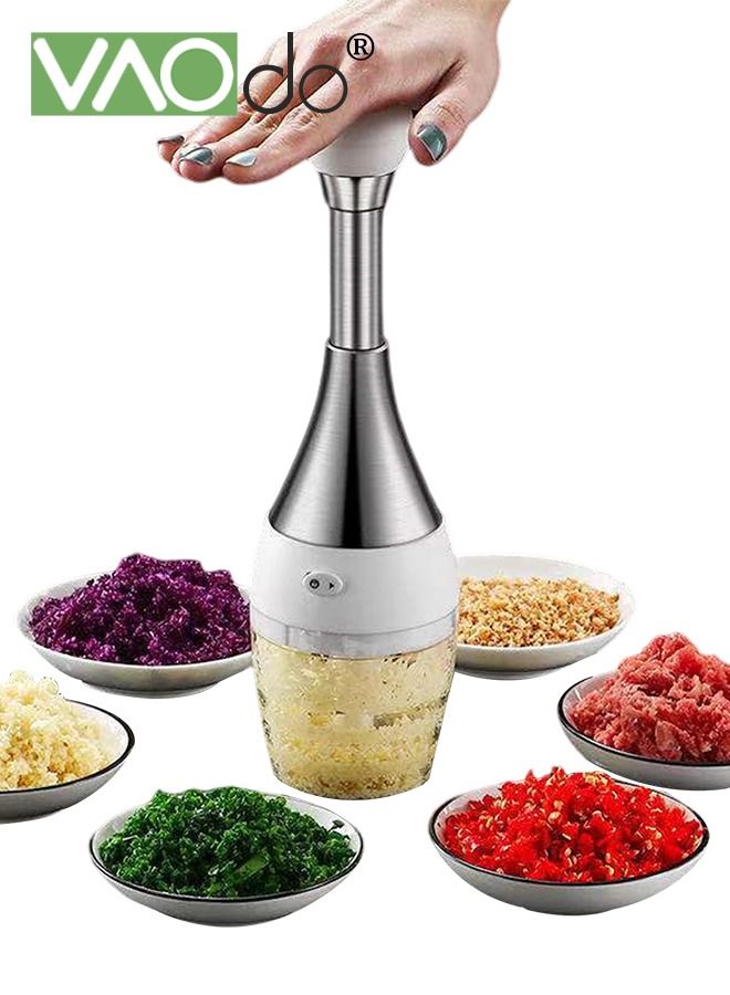 VAOdo Food Chopper Hand Chopper Dicer Easy to Clean Manual Slap ...