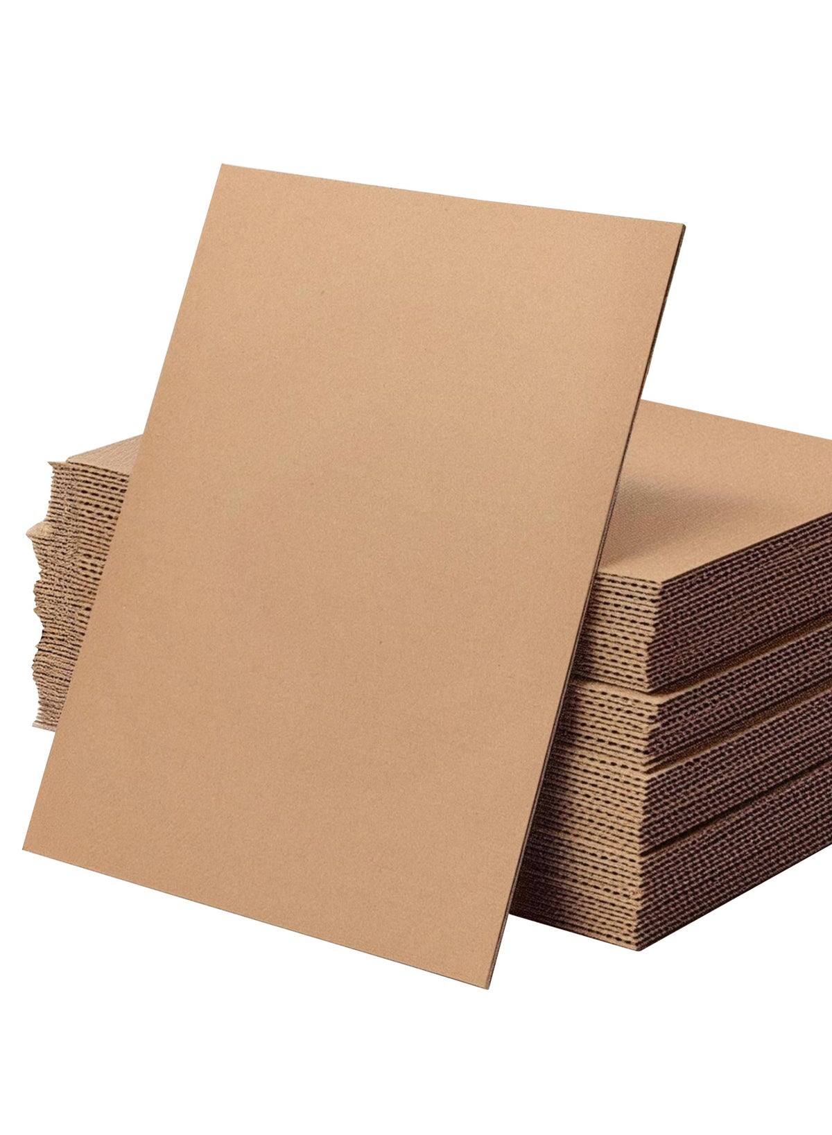 HYFY 15 Pack Cardboard Sheets A4 Flat Corrugated Sheets 3PLY Brown ...
