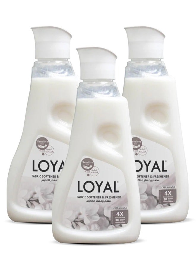 loyal Fabric Softener Freshener Concentrated Care Gentle 30 Washes ...