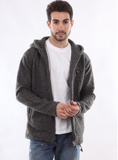 WHITE RABBIT Ribbed Cuffs &White Rabbit& Hem Quilted Hooded Jacket ...