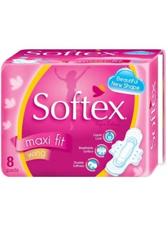 Softex Super Deluxe MAXI FIT - 24 Pads, Pink | Ultimate Comfort and ...