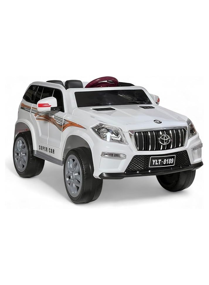 AL BADER Land Crusier Prado Kids Car, Electric Ride On Car With 4 ...