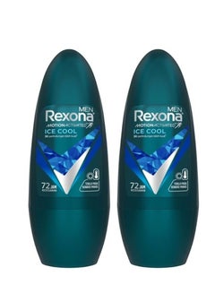 Rexona Pack Of 2 Deodorant roll On For Men Ice Cool 45ml KSA | Riyadh ...