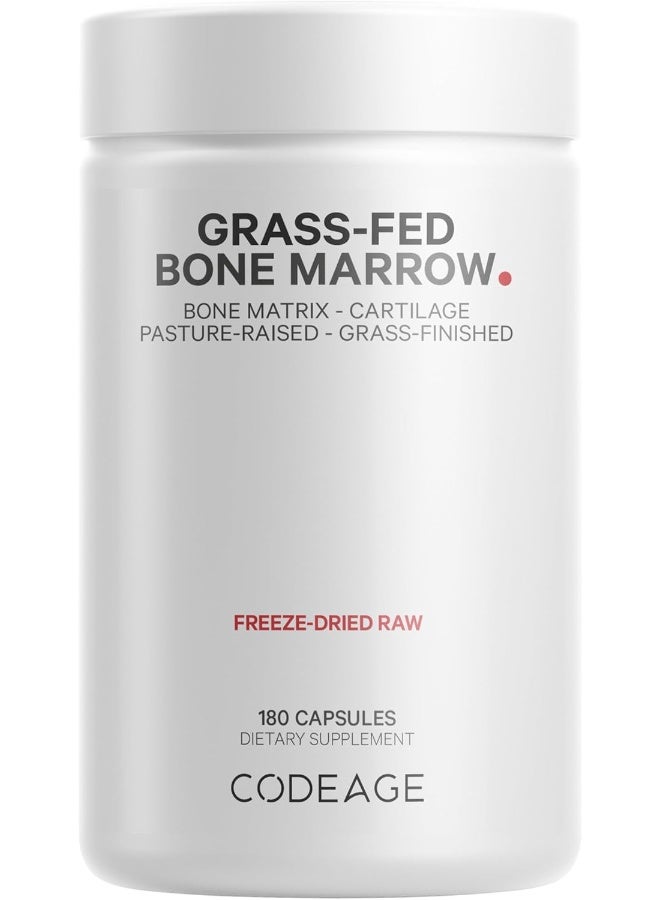 Codeage Grass Fed Bone Marrow Supplement - Freeze Dried, Non-Defatted ...