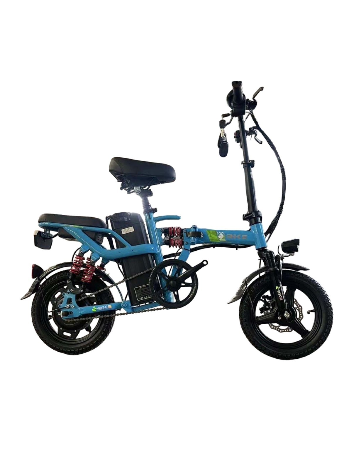 Aster Electric Bike with 500W Motor and Battery 48V 10 Ah Blue | Best ...