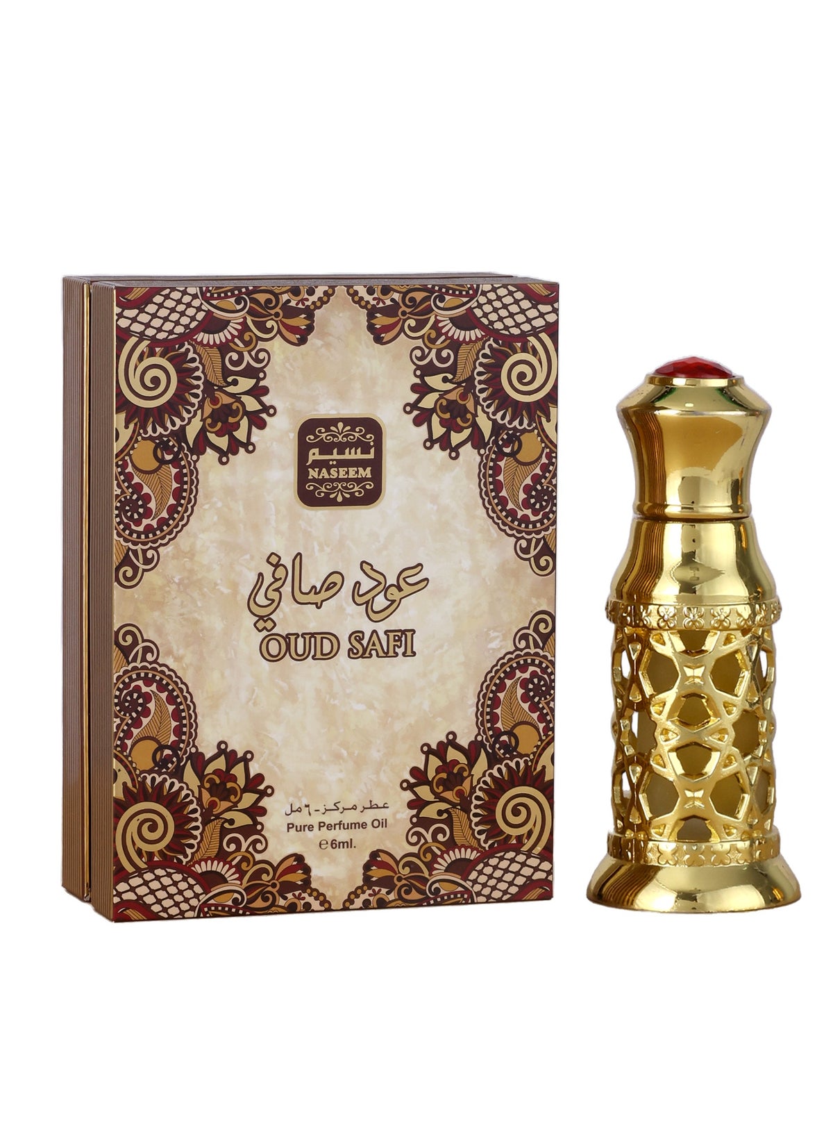 Naseem Oud Safi Perfume Oil 6ml | Alcohol-Free Amber Wood Eau De Parfum ...