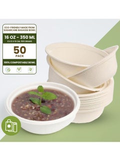 ECOWAY Ecoway Compostable Heavy Duty Made Of Bagasse Cane Fibers 12 ...