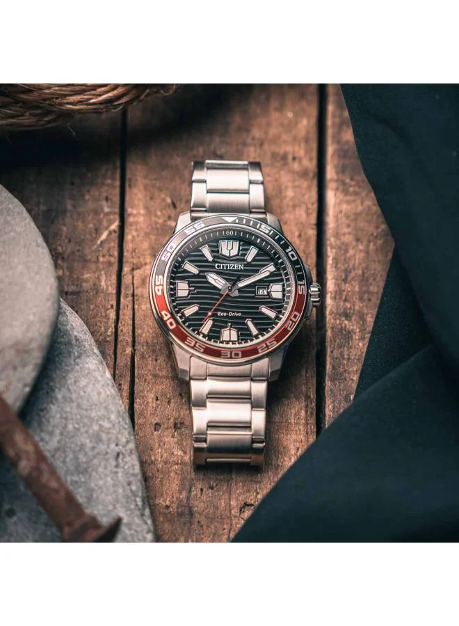 CITIZEN Men's Stainless Steel Strap ECO-DRIVE Watch AW1527-86E - 47 mm ...