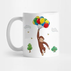 Pixxa Curious George Mug Glass | Best Price UAE | Dubai, Abu Dhabi