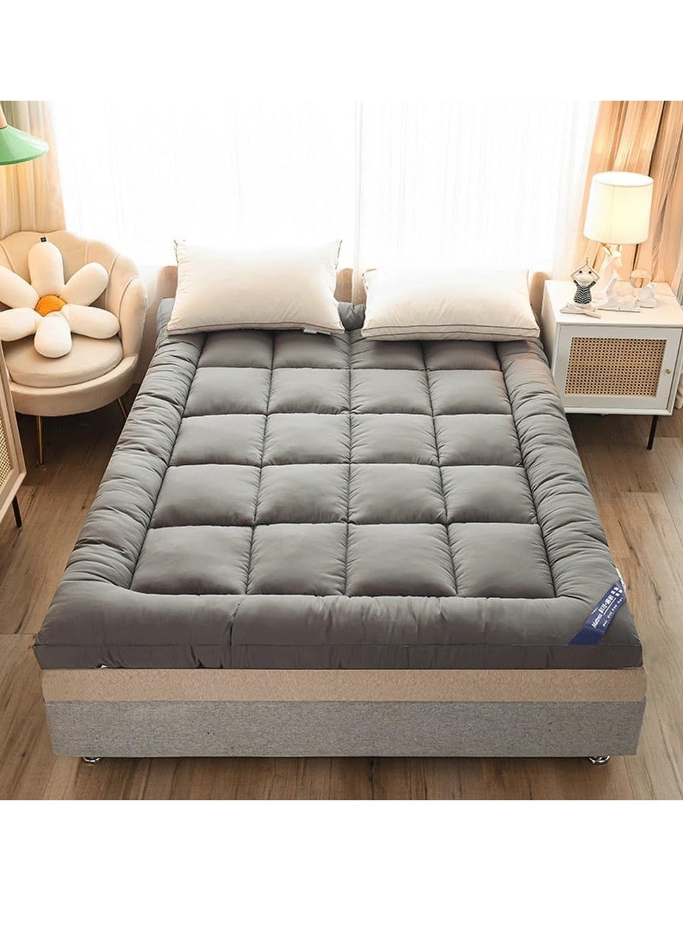 GUDOO Cozy Feather Velvet Mattress – Foldable Tatami Bed Pad for Dorm ...