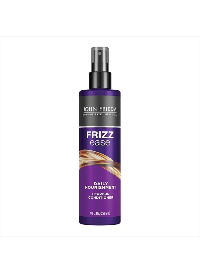 John Frieda Frizz Ease Daily Nourishment Leave-in Conditioner, 8 Ounces ...