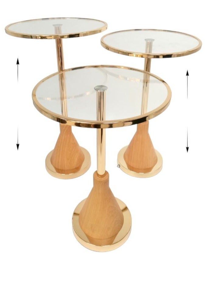 AL KHALDIYA 3-piece side service tables for an elegant and ideal home ...