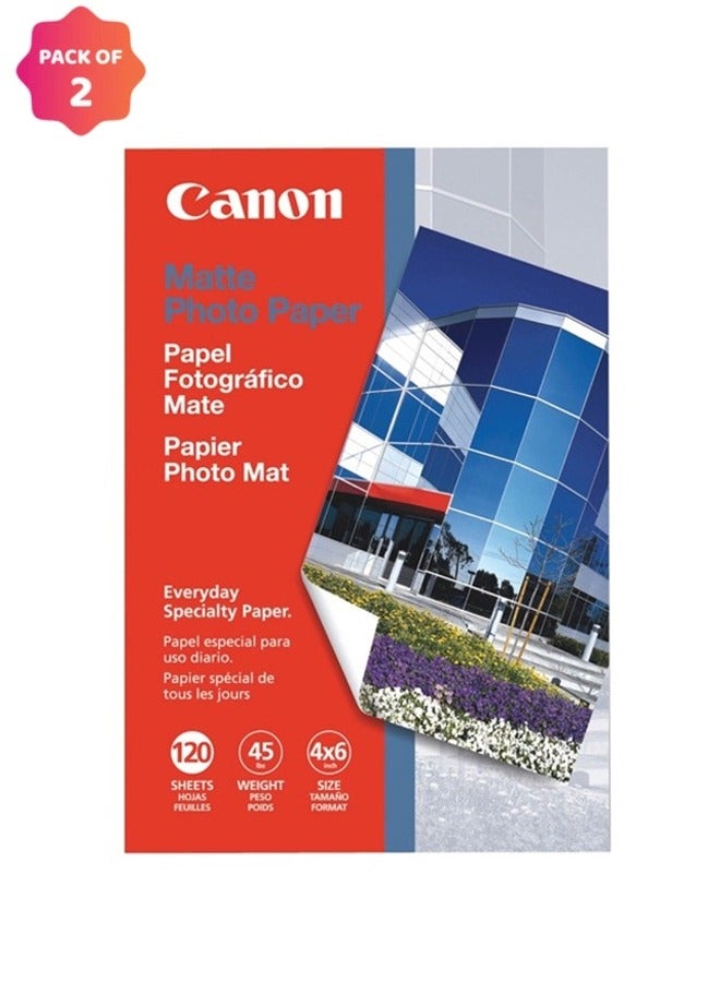 Canon 2BOX -PHOTO PAPER VARIETY PACK A4/10 X 15 5 SHEETS PAPER VP-101 ...