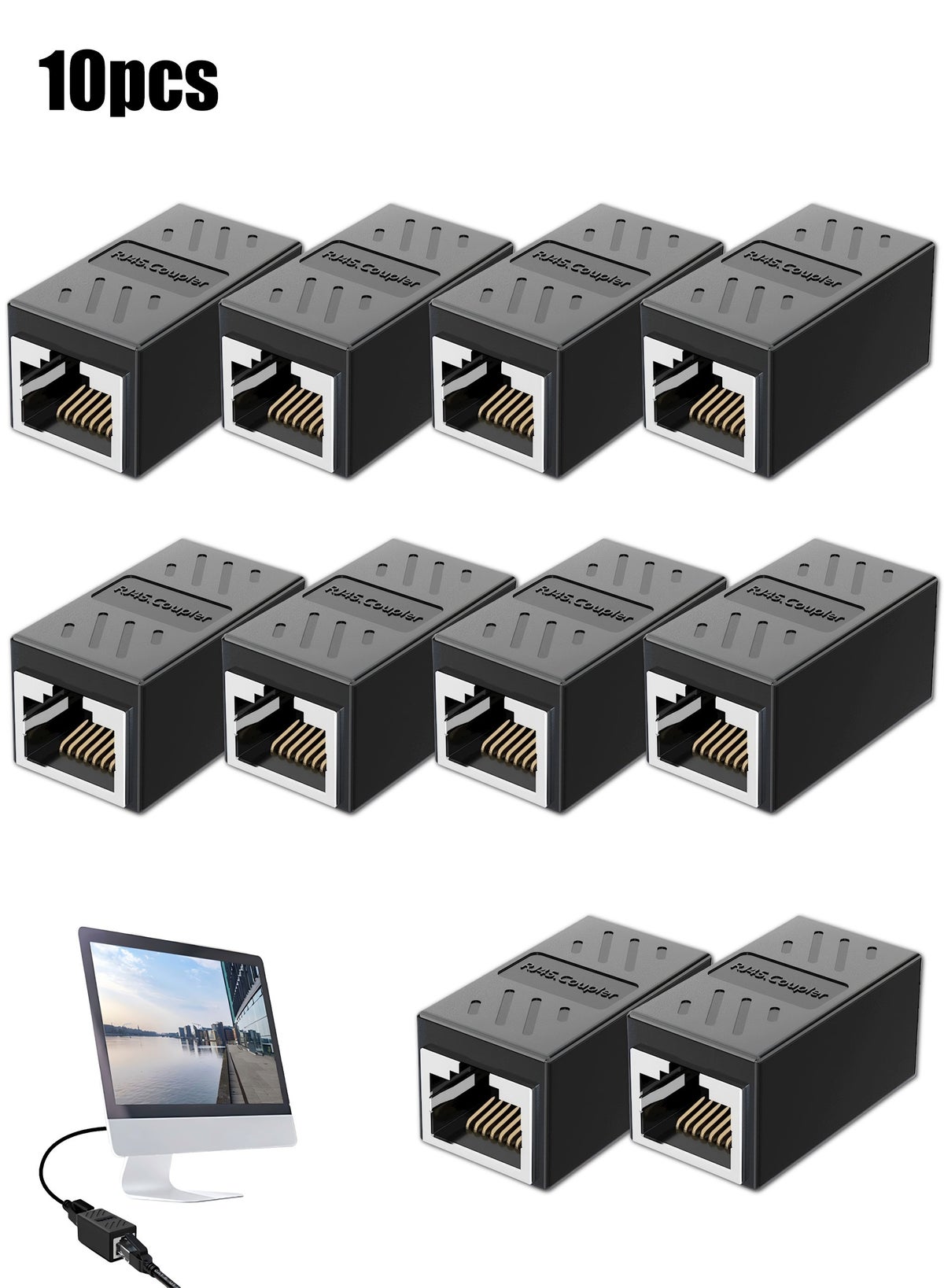 Generic RJ45 Coupler, Ethernet Coupler-Female to Female Internet ...