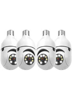 Generic 4Pack HD 1080P Wireless Light-Bulb Security Camera, Work with 2 ...