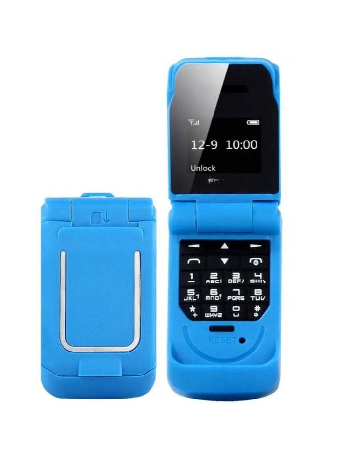 AROAQ Mini Flip Cellphone, Lightweight Smallest Mobile Phone, Single ...