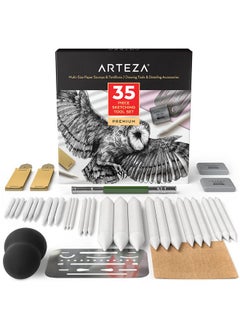 ARTEZA Drawing Kit For Adultsset Of 35 Sketching Tools And Detailing ...