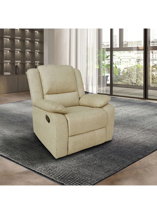 Home Box Larson Faux Leather Swivel Recliner Armchair With Rocker ...