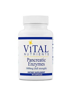 Vital Nutrients Pancreatic Enzymes 1000Mg (Full Strength) Digestion ...