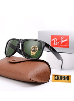 Ray-Ban Junior Ray-Ban Classic Pilot Sunglasses Black Framed with Green ...