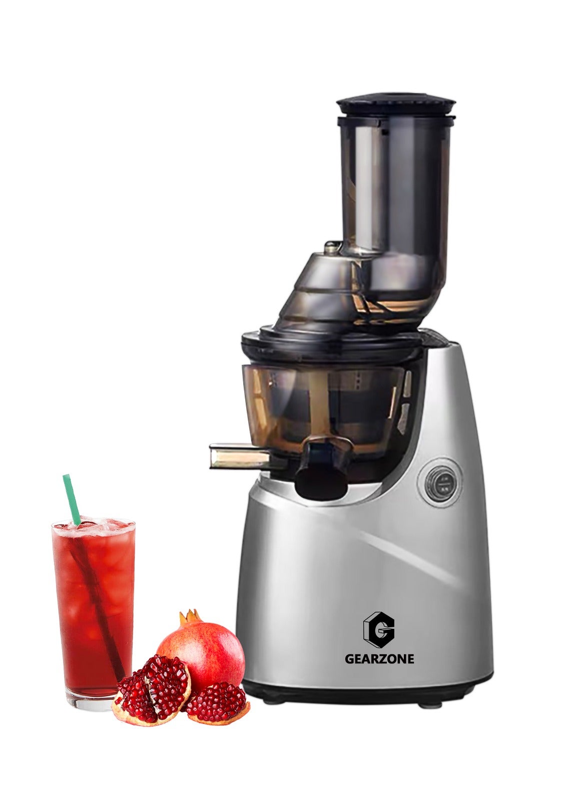 GearZone Slow Masticating Juicer Extractor Easy to Clean, Cold Press ...