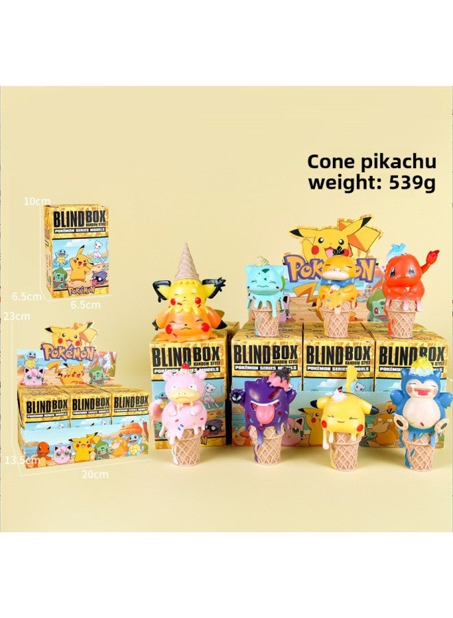 Generic Anime Handheld Pokemon Blind Box Pokemon Pikachu Jeni Turtle ...