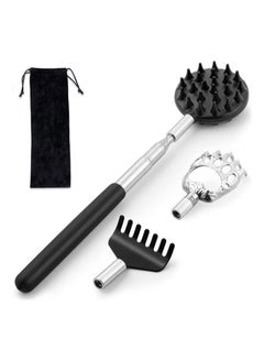 Generic Telescoping Back Scratcher with 3Pcs Detachable Scratching ...