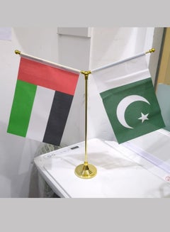 X-PRO5 Desktop Flag Holder Desk Small Flag Stand Base Y Shape Double ...