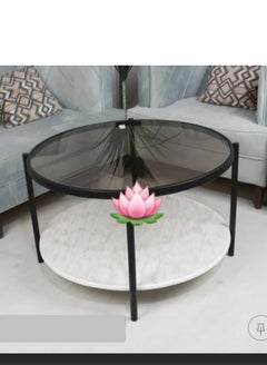 Generic Circular Majlis table with glass top UAE | Dubai, Abu Dhabi