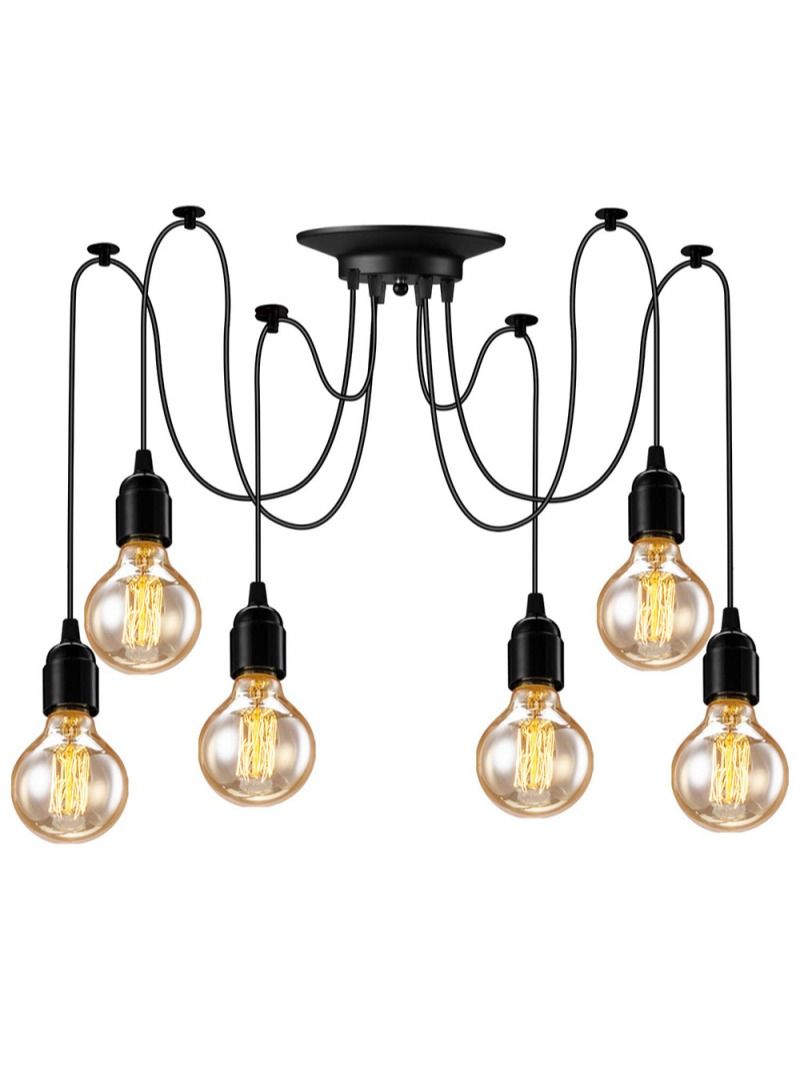 Goeco Minimalist Design Pendant Light E27 Loft Antique Lamp Adjustable ...