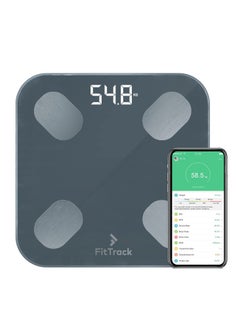 FitTrack FitTrack Dara Smart BMI Digital Most Accurate Bluetooth Glass ...