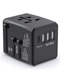 ABJ Universal Travel Adapter Worldwide, International Travel Plug ...