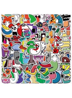 Generic 100-Piece Alphabet Lore Cartoon Waterproof Doodles Sticker Set ...