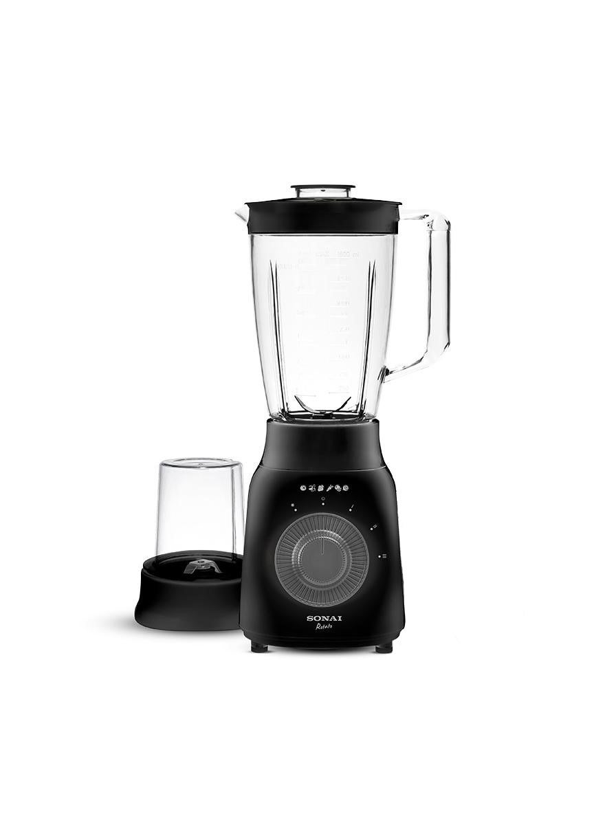 Sonai Play 2x1 Blender with 1 Grinder, 3 Speeds,1.5 L,500 W, Black ...
