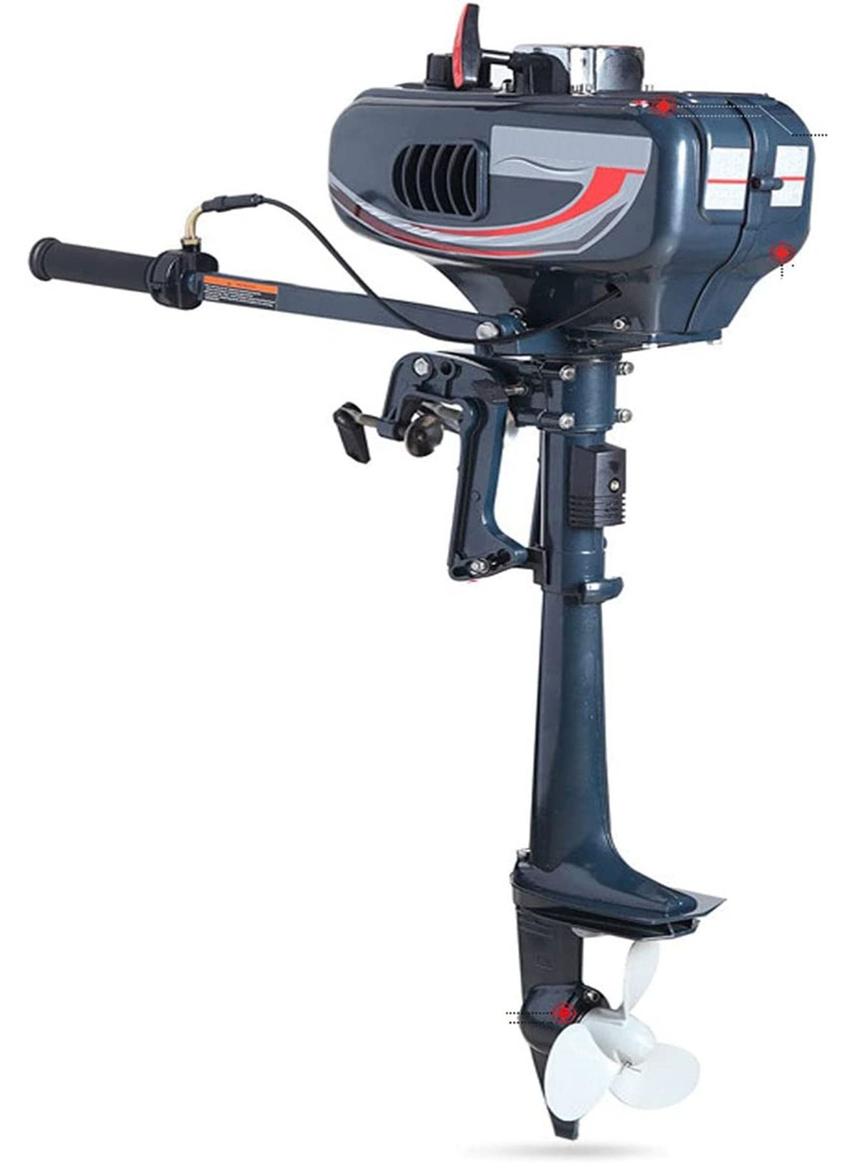 LIMOS Boat gasoline motor 2 strokes 3.5L HP for Mariner 4 excursion 5 ...